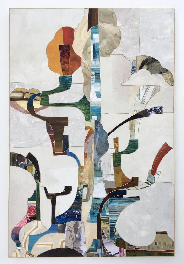 Intuitive Mesa Trailhead Collage by Jason Wright | Saatchi Art