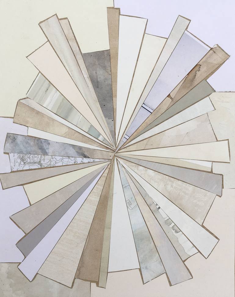 A Door a Map a Text a Moment Collage by Jason Wright | Saatchi Art