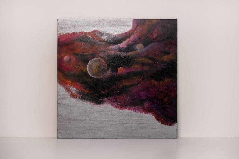 Silver infinity Painting by Olga Bothova | Saatchi Art