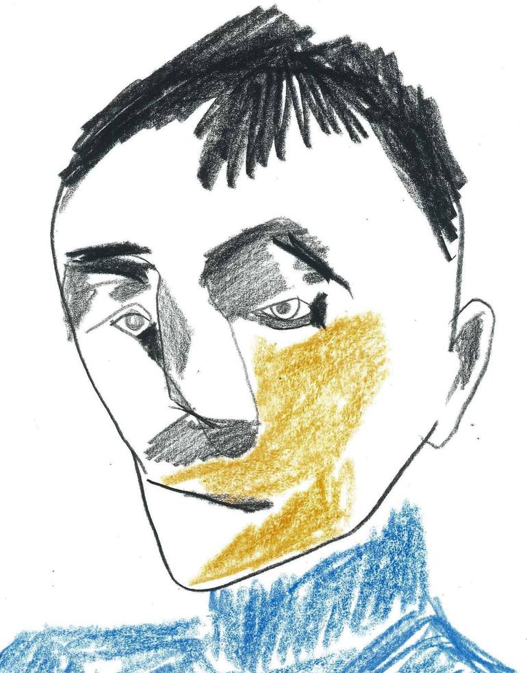 Beardless don Juan Drawing by Pedro Uribe Echeverria | Saatchi Art