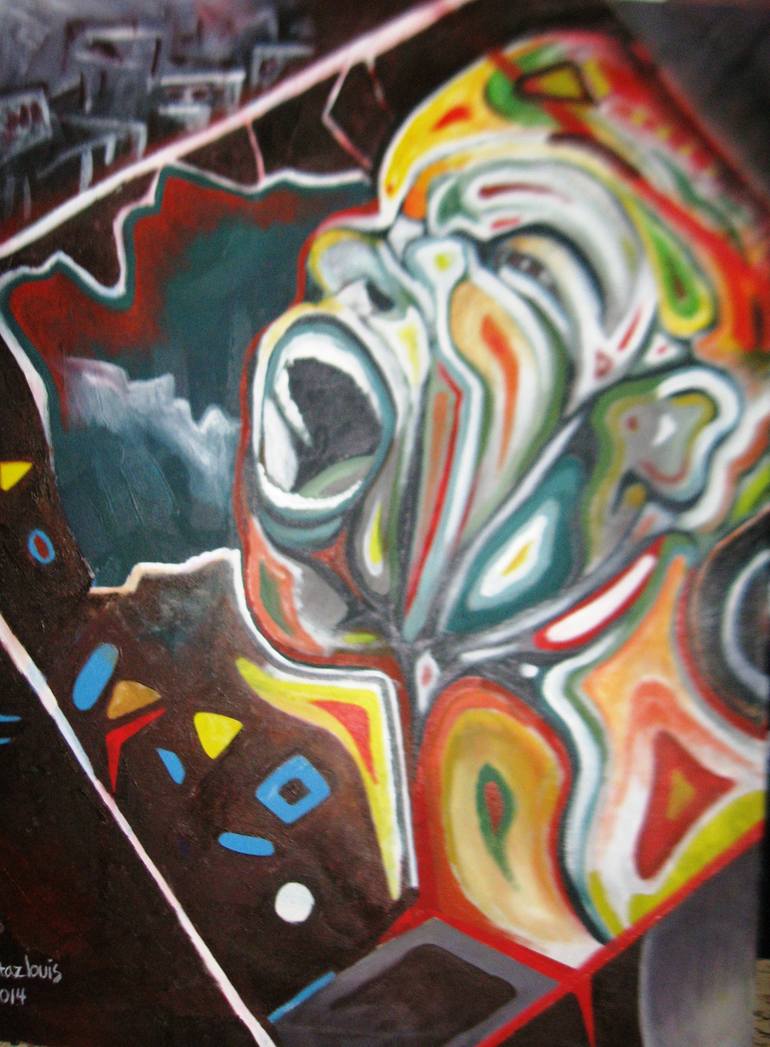 sarout call Painting by moutaz louis | Saatchi Art