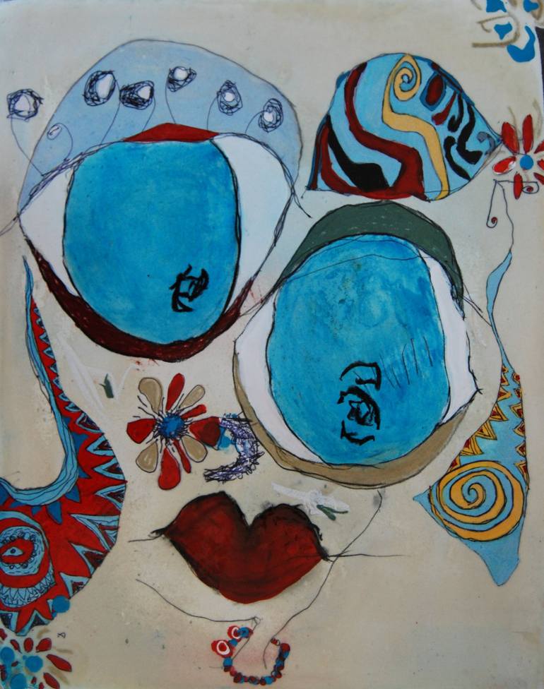 Flowers Painting by Nigel Conway | Saatchi Art