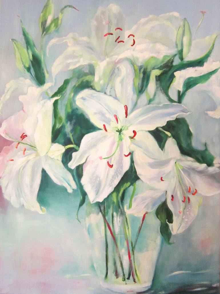 Le Paix Ultime / Ultimate Peace Painting by Mathilda Rosslee | Saatchi Art