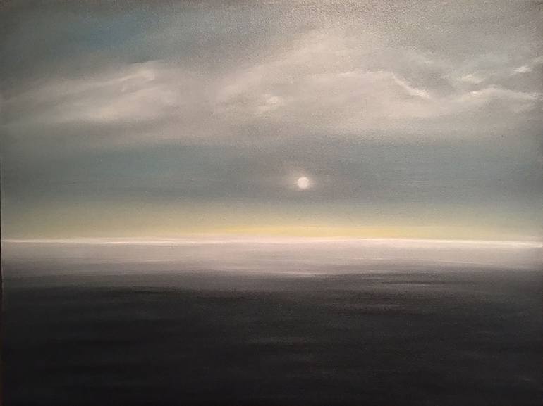 Moon Rise Painting by Dan Brambilla | Saatchi Art