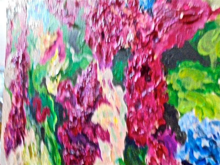 Lilac Fiesta Painting by Lewi Kurtzman | Saatchi Art