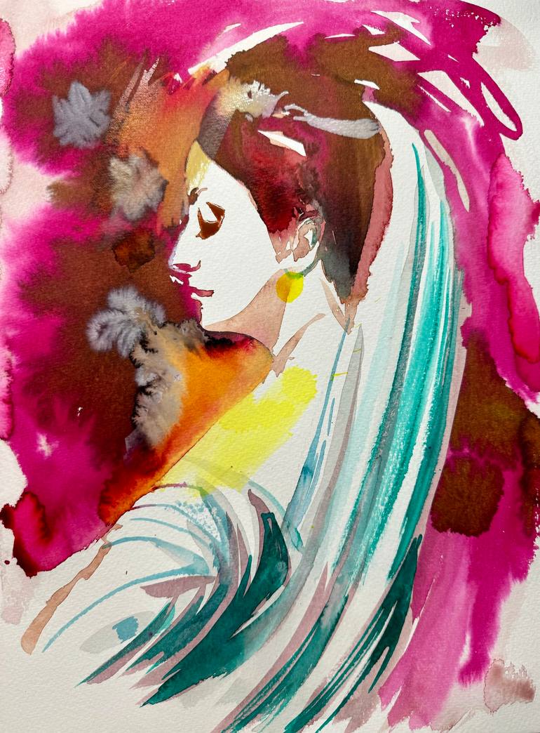 Temida Painting by Agata Tkaczyk | Saatchi Art