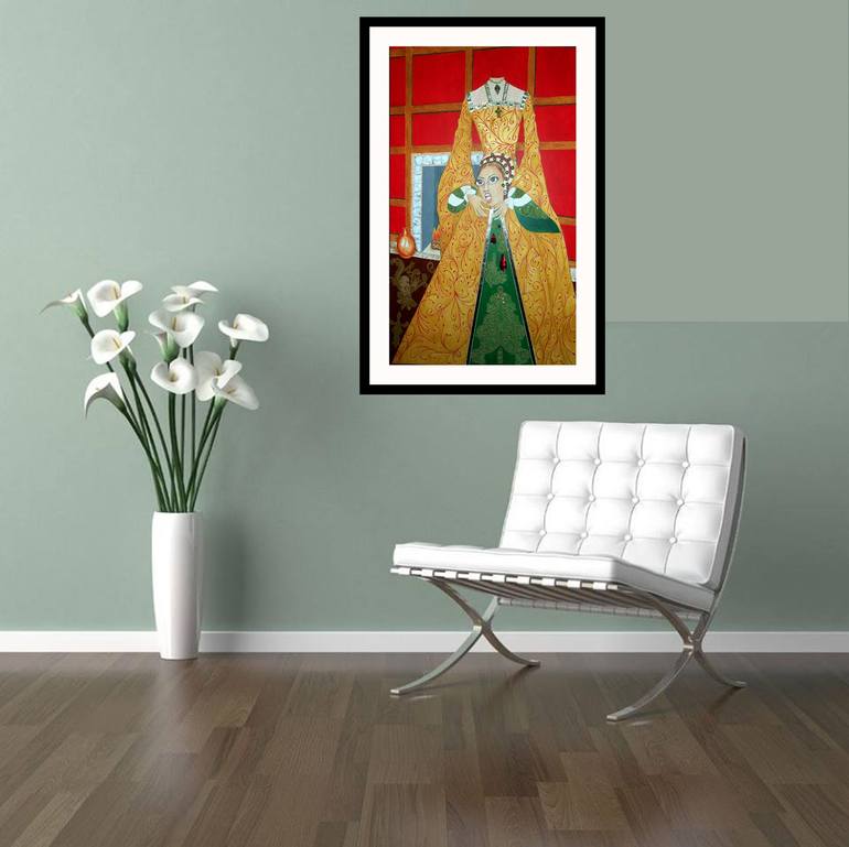 The 5th, Beheaded--Catherine Howard Portrait Collage by Jayne Somogy ...