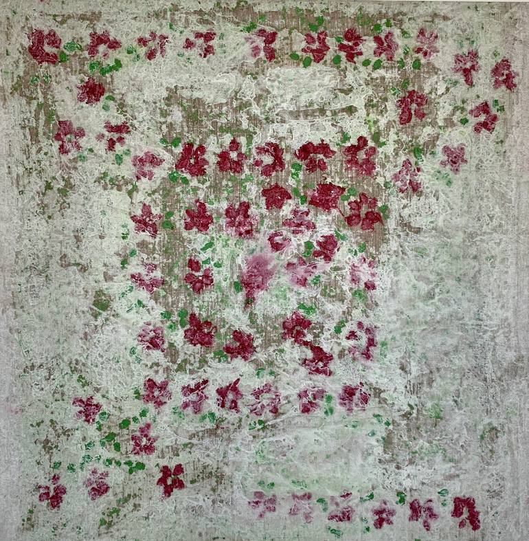 Green rug Painting by Graciela Montich | Saatchi Art