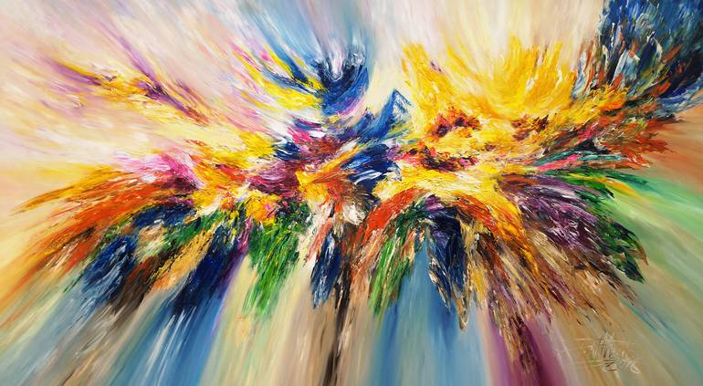 Energy Flow XXL 1 , Special Version Painting by Peter Nottrott ...