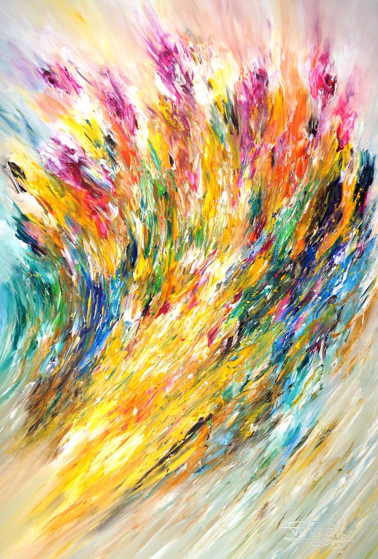Celebration XL 1 Painting by Peter Nottrott | Saatchi Art