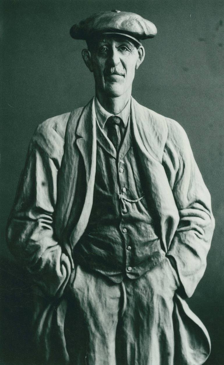 Man with Hat Sculpture by Rick Harney | Saatchi Art