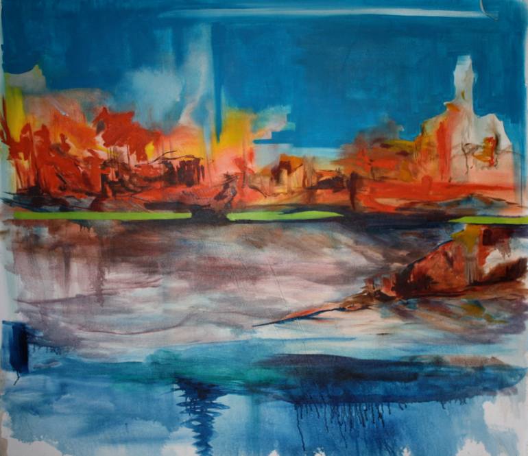 Canadian North Painting by Sharon Hunter | Saatchi Art