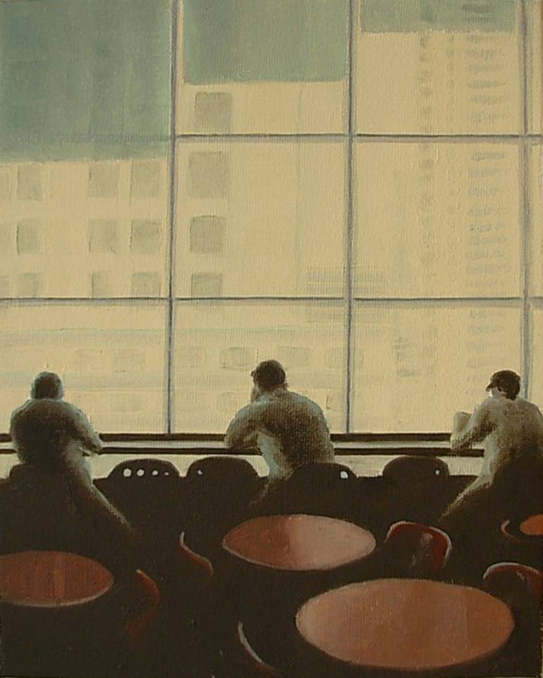 Coffee Break Painting by Macarena Vejar | Saatchi Art
