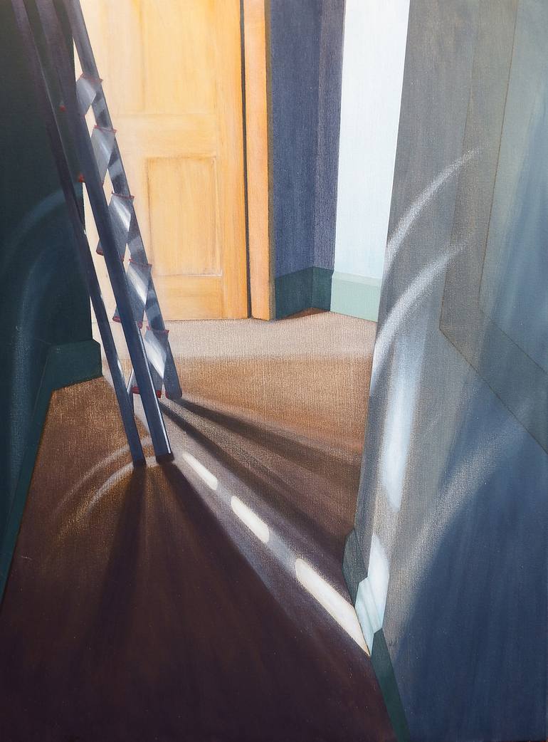 WATCH YOUR STEP Painting by Roy North | Saatchi Art