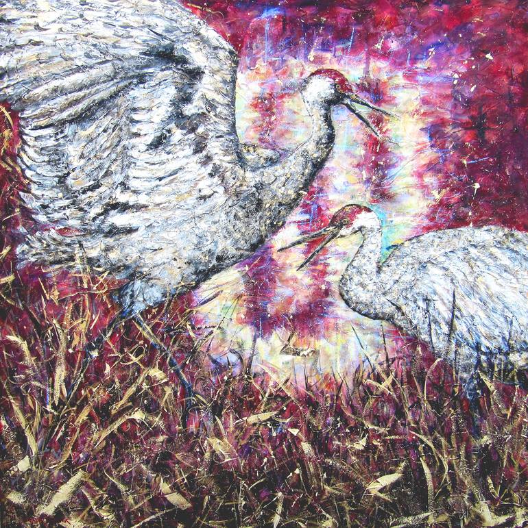 Conversaion of Passion Painting by Brenda Berdnik | Saatchi Art