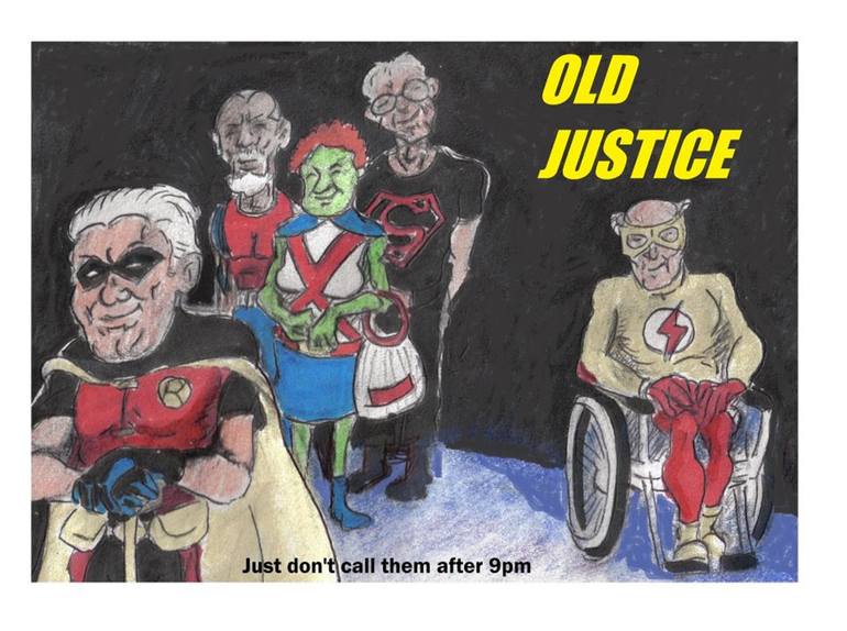 Old Justice 2 Drawing by Kevin Sweeney | Saatchi Art