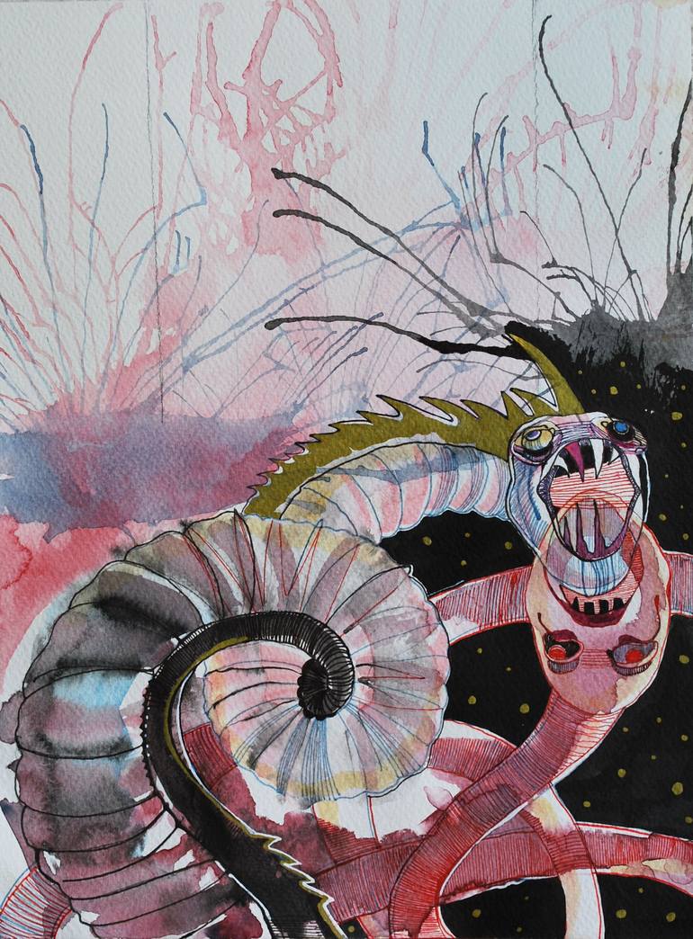 Scandal Drawing by Karolina Dalk | Saatchi Art