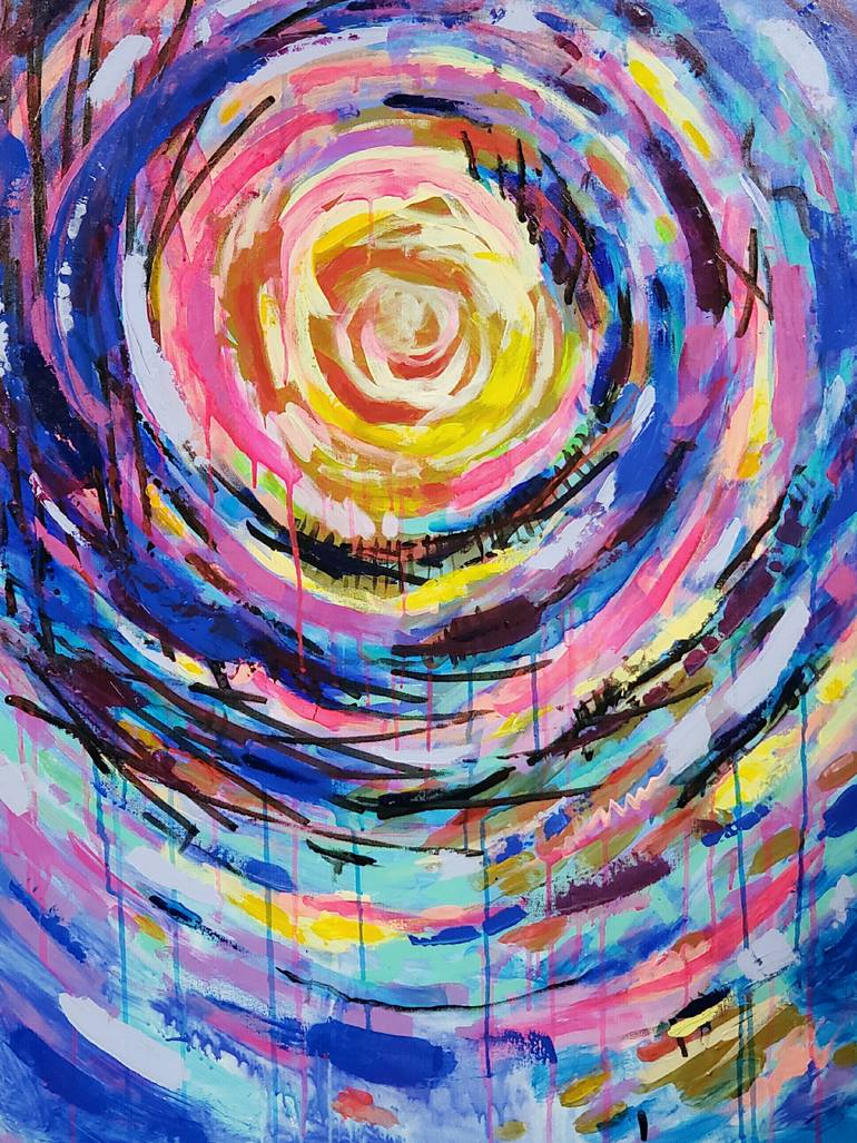 Corona Painting by Michelle Droll | Saatchi Art