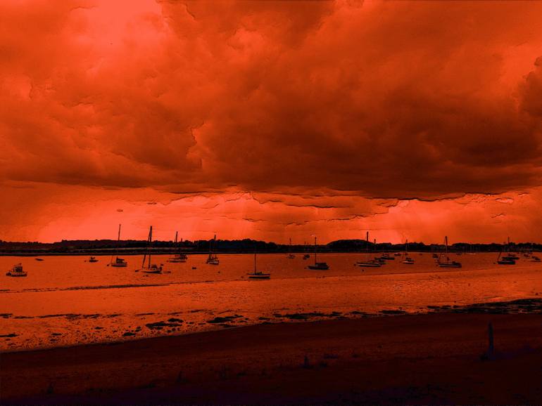 Orwell Sunfire Collage by Chris R Kitchener | Saatchi Art