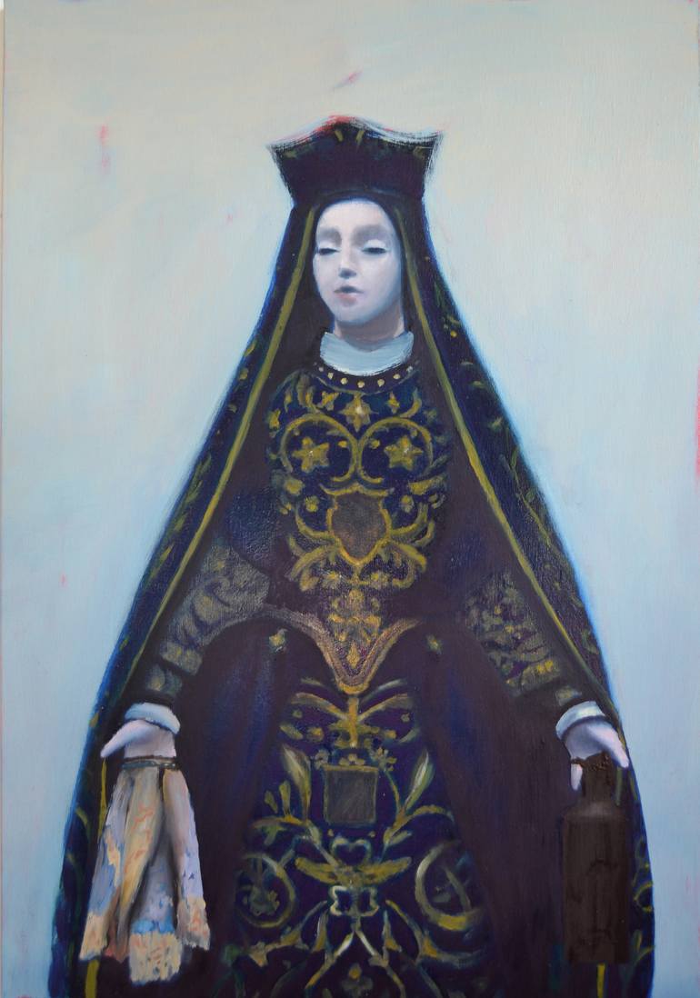 Holy blue Painting by Marco Andrighetto | Saatchi Art