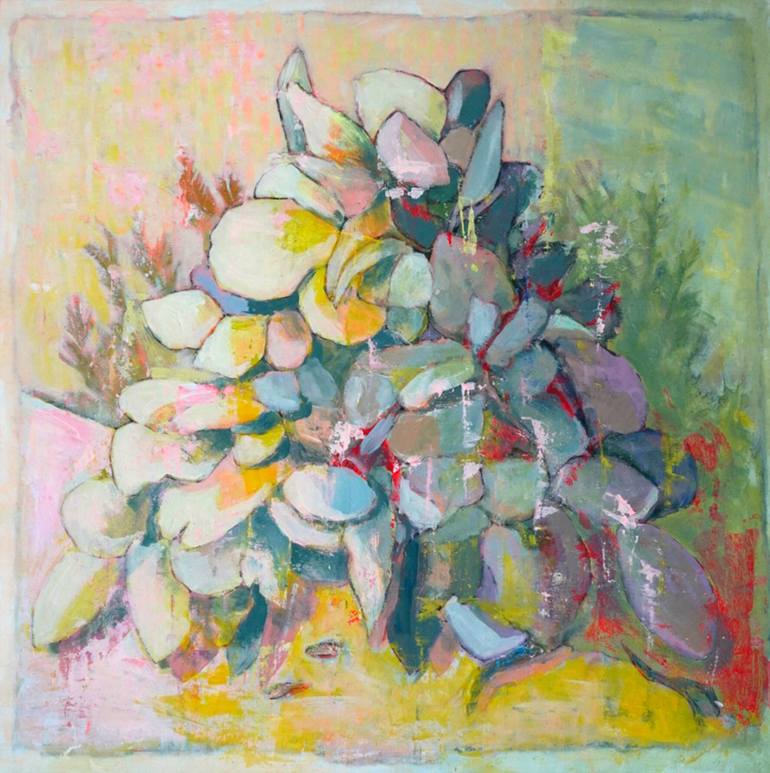 Morning Plants #001 Painting by Kalli Carbone | Saatchi Art