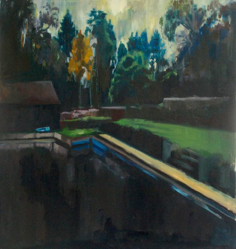 Directors pool Painting by Joanne Reed | Saatchi Art