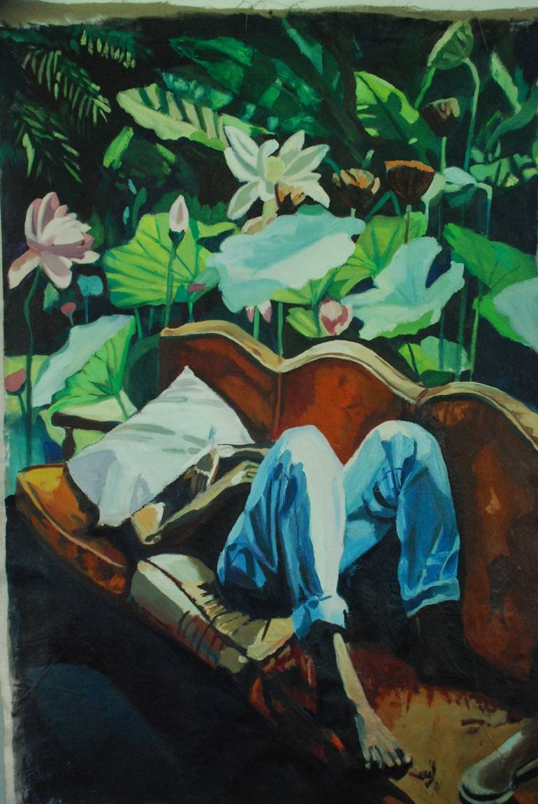 Eddison Headly Painting by Joanne Reed | Saatchi Art