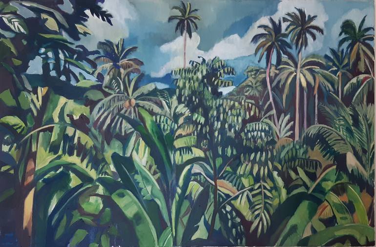 Tropical botanical Painting by Joanne Reed | Saatchi Art