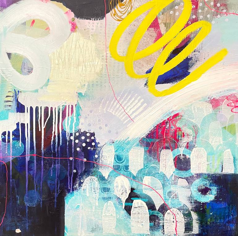 Just Blown Away Painting by Alison Gilbert | Saatchi Art