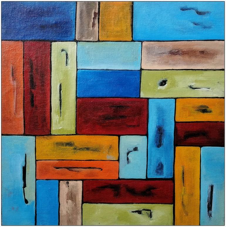 ABSTRACT ART GEOMETRIC 8 Painting by PARESH MORE | Saatchi Art