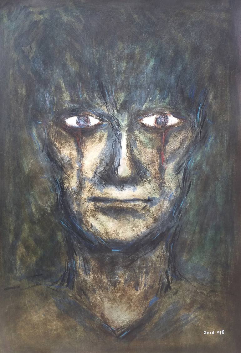 Man Painting by Tae Kim | Saatchi Art