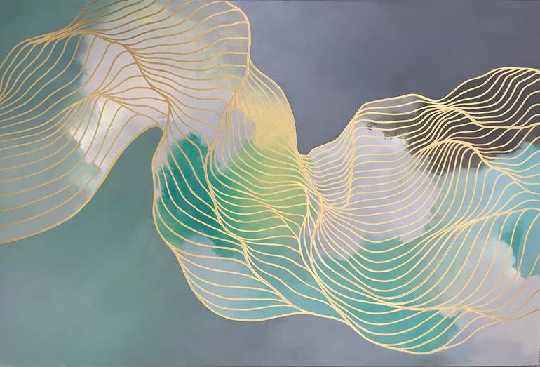 A Soft Place to Land Painting by Tracie Cheng | Saatchi Art