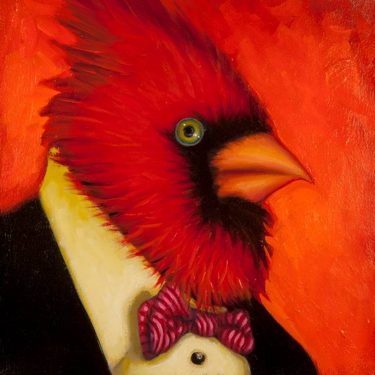 Red Painting by TAROL SAMUELSON | Saatchi Art