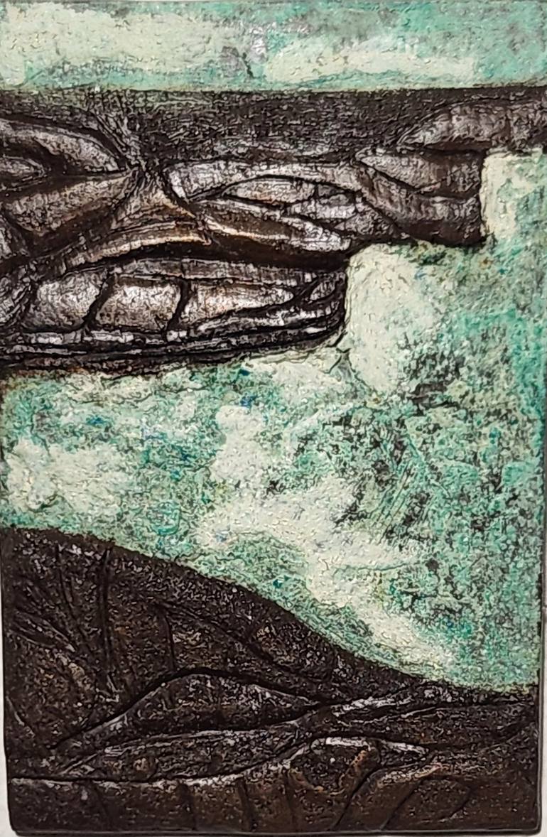 Chain of Craters - Coastline Sculpture by Sculptures by Siro' | Saatchi Art