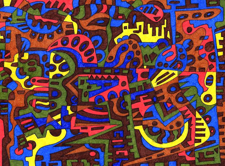 Indivisibility exception. Drawing by Vadim Koval | Saatchi Art