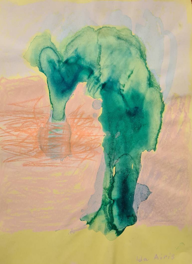 Pink substance Painting by Ida Iris | Saatchi Art