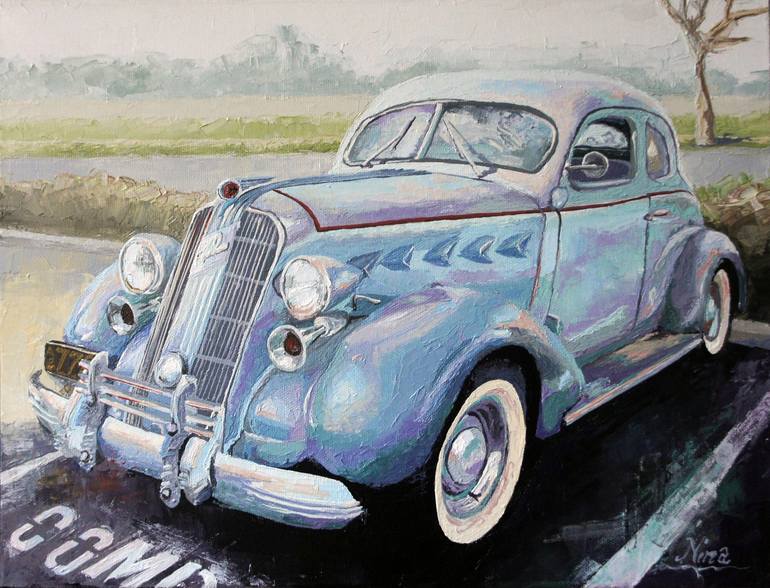1937 Graham Cavalier Painting by Nina Fabunmi | Saatchi Art