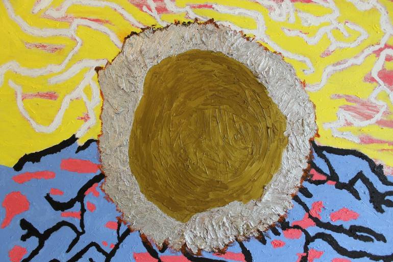 Silver Fringe Hallucination Painting by Mark Pickering | Saatchi Art