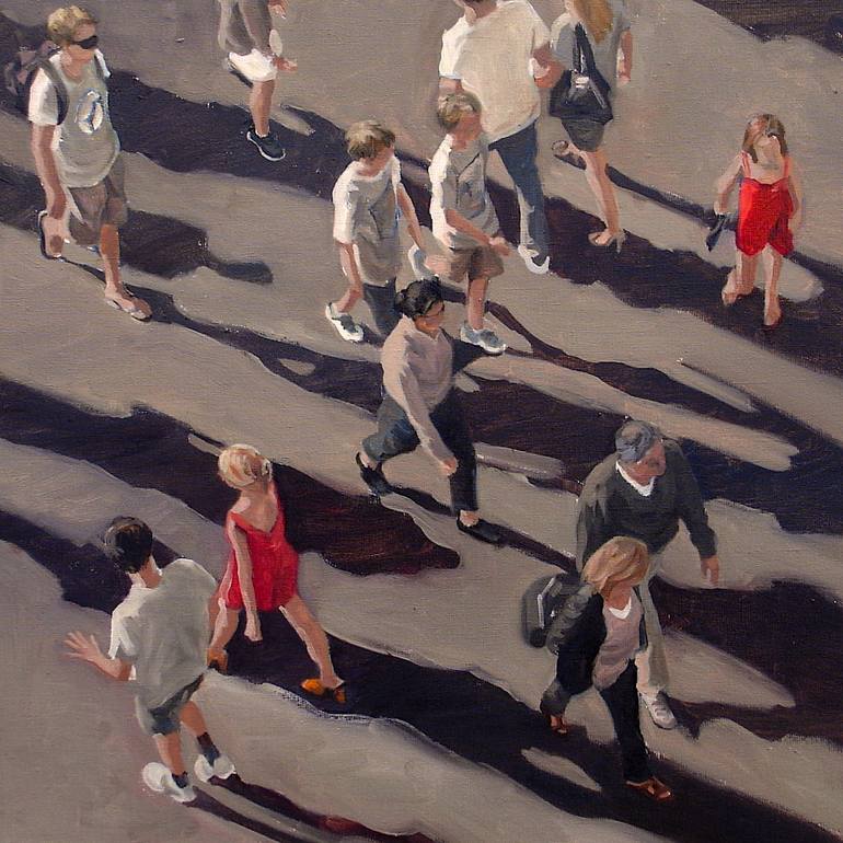 Walk by me II Painting by Inge Dompas | Saatchi Art