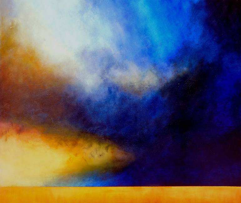 Field of Gold Painting by Colin Robson | Saatchi Art