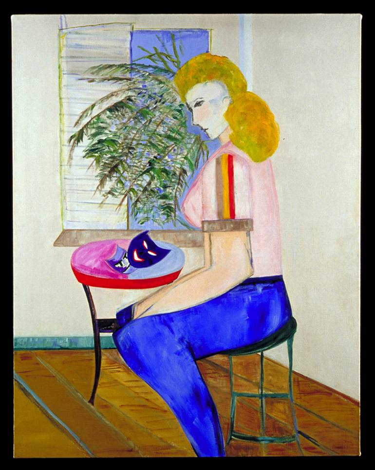 Columbine Painting by Pat Rose | Saatchi Art