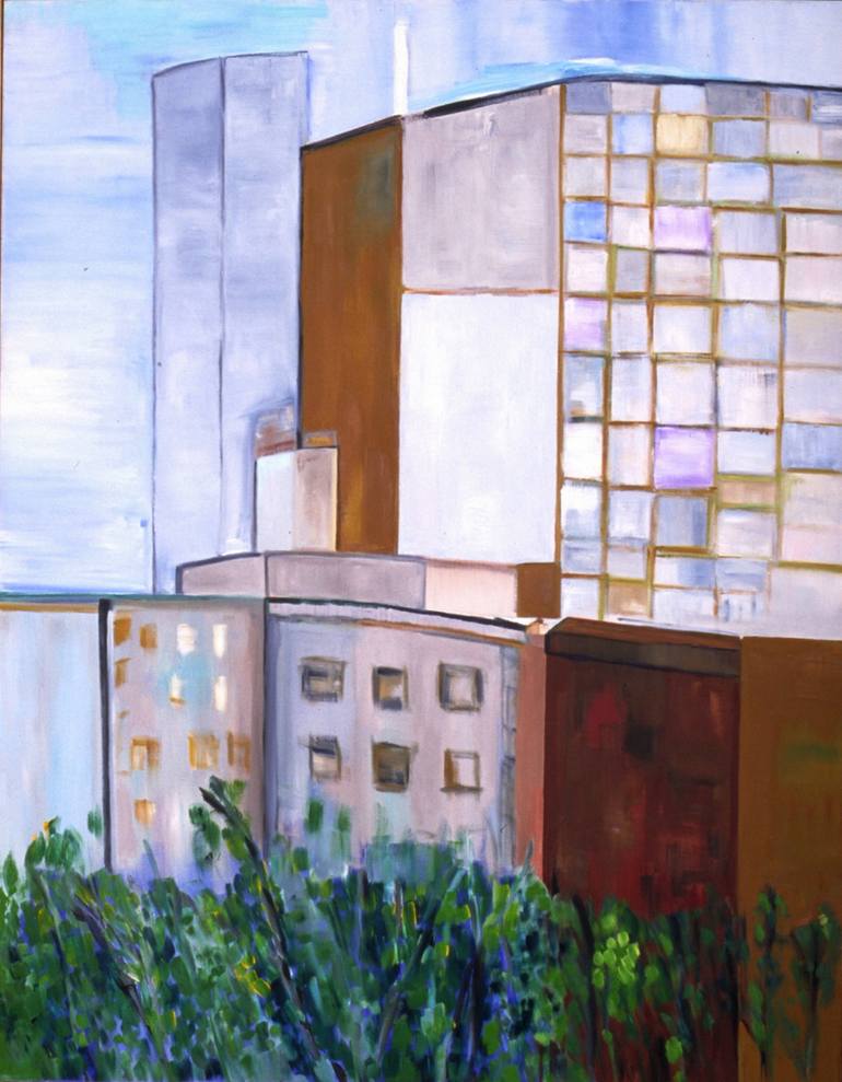 Urban Life Painting by Pat Rose | Saatchi Art