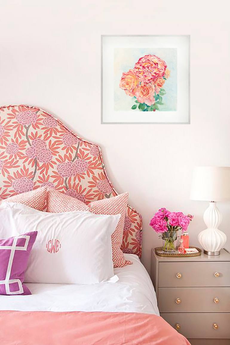 Roses Painting by Daria Galinski | Saatchi Art