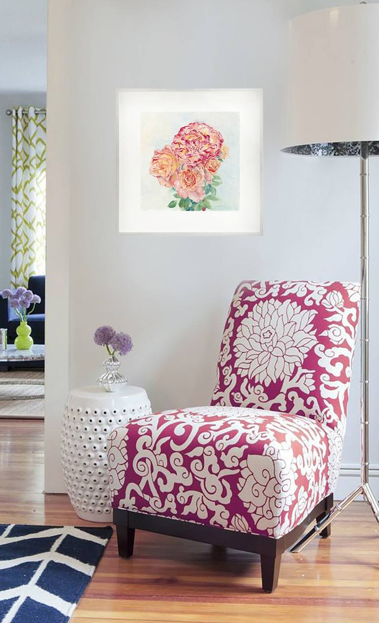 Roses Painting by Daria Galinski | Saatchi Art