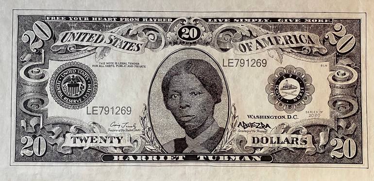 Tubman Twenty Drawing by Craig Tinsky | Saatchi Art
