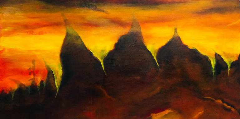 The Underworld Painting by Angela Resendez | Saatchi Art