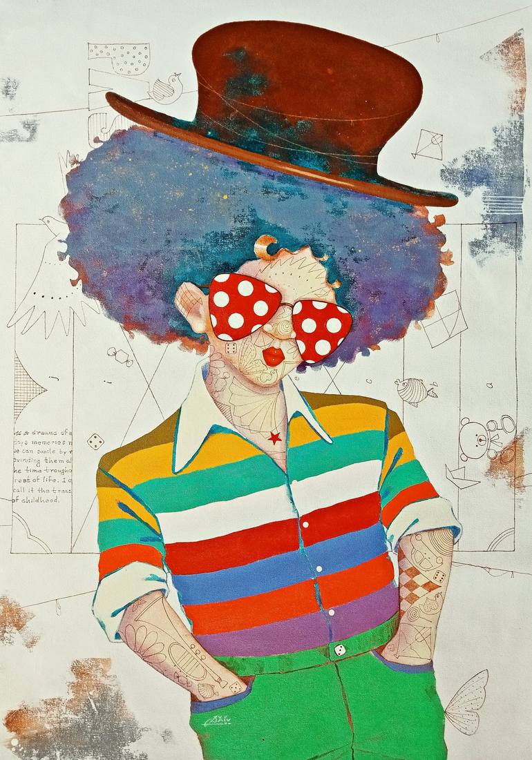 Passion of Childhood 67 Painting by Shiv Kumar Soni | Saatchi Art