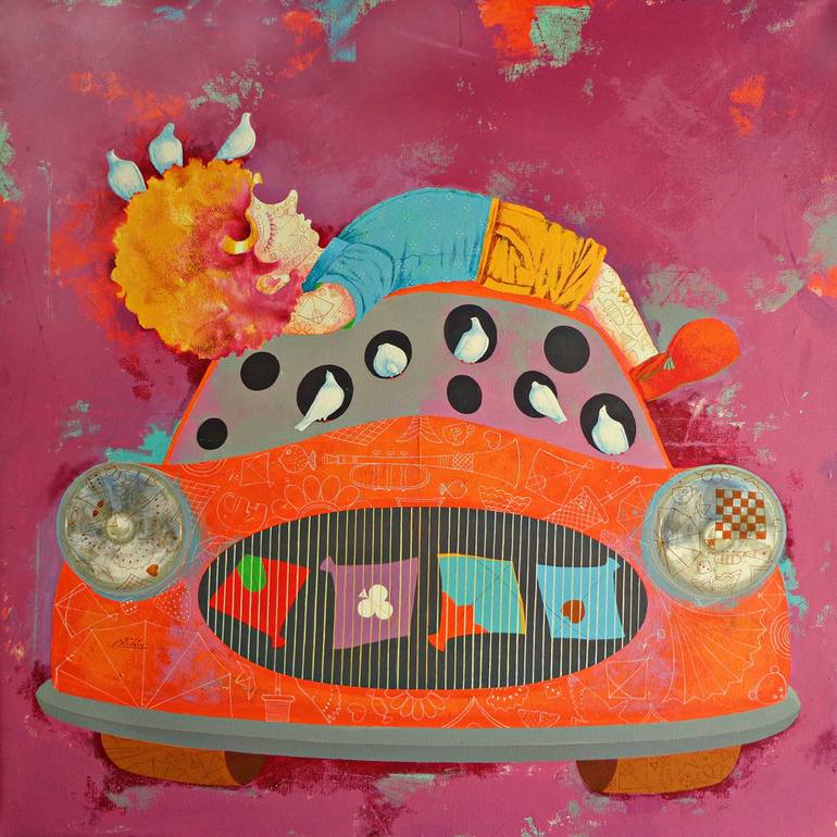 Childhood Treasure II Painting by Shiv Kumar Soni | Saatchi Art