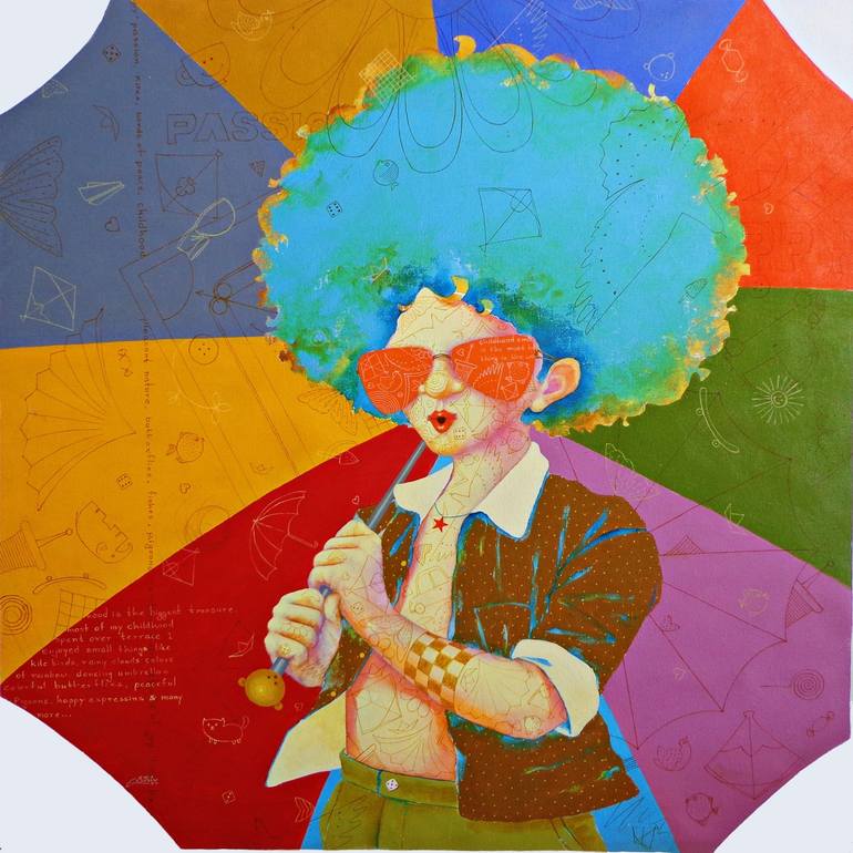 The Childhood 39 Painting by shiv kumar soni | Saatchi Art