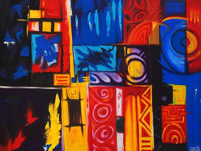TRANSFORMATION - SOLD Painting by OLUMIDE EGUNLAE | Saatchi Art